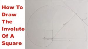 How to Draw the Involute of a Circle, Triangle, Square, Pentagon and ...