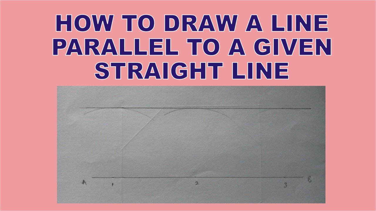 How To Draw A Line Parallel To A Given Line PA Academy