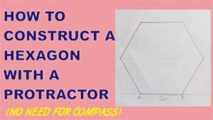 How to CONSTRUCT A HEXAGON WITH A COMPASS | How to Draw a Hexagon - PA ...