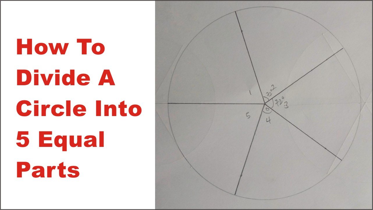 How to Divide a Circle into 5 Equal Parts - PA Academy
