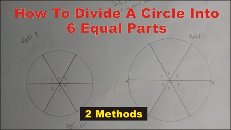How to Divide a Circle into 6 Equal Parts - PA Academy