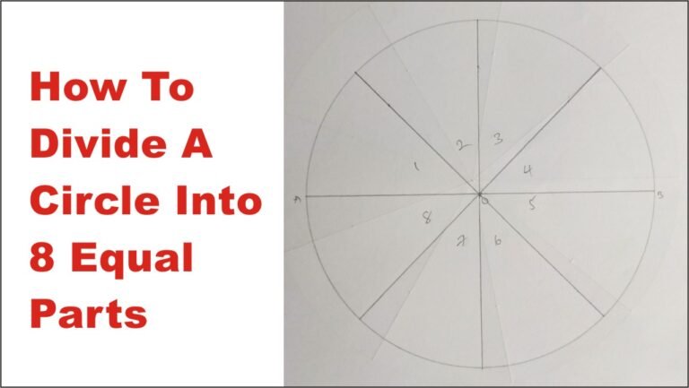 How to Divide a Circle into 8 Equal Parts - PA Academy