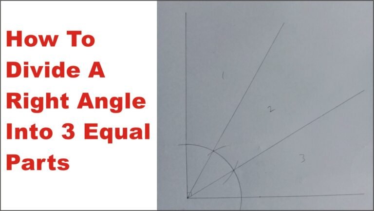 How to Divide a Right Angle into 3 Equal Parts. How to Divide Angle 90 degrees into Three - PA ...