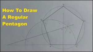 How to Draw a Regular PENTAGON when Given the Length of the Side - PA ...